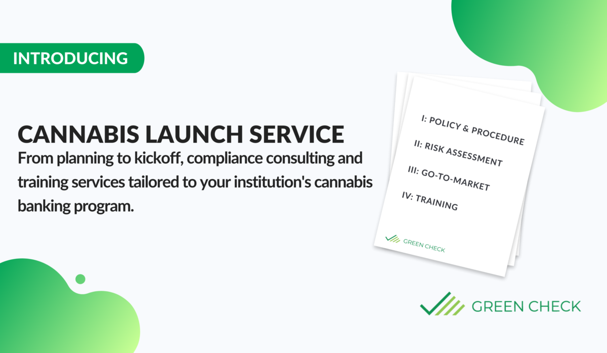 GCV Adds Cannabis Banking Launch Service | Green Check