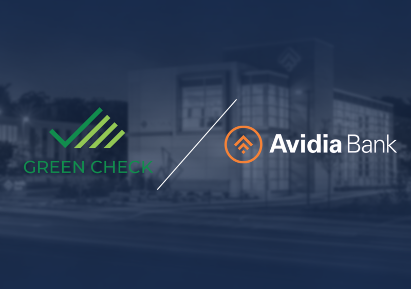 Avidia Bank Partners With Green Check Verified To Serve Underbanked ...