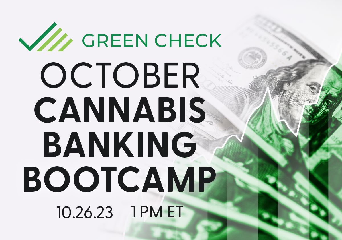 October Cannabis Banking Bootcamp | Green Check