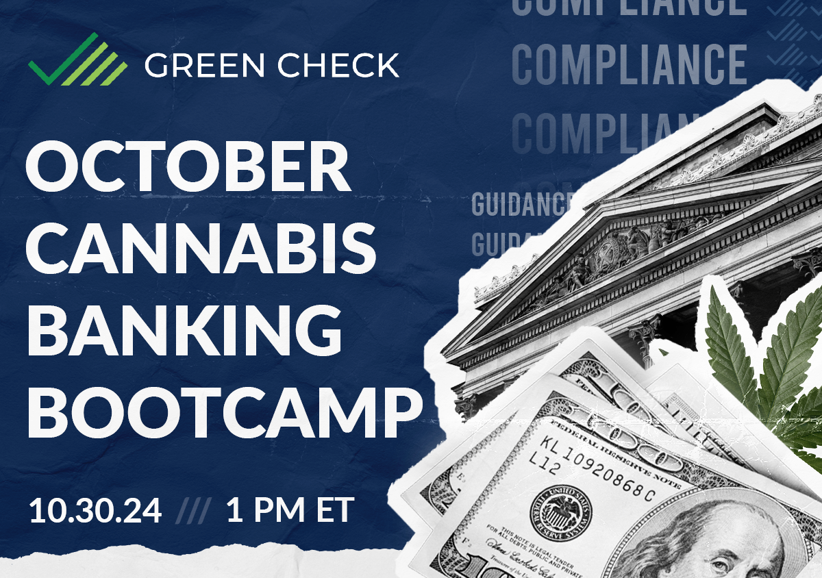 October 2024 Cannabis Banking Bootcamp | Green Check